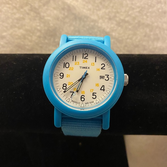 Accessories | Ladies Beautiful Blue Timex Indiglo Wr 5m Wristwatch ...